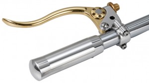 De Luxe Retro Motorcycle Hand Controls Aluminum and Brass – Custom ...