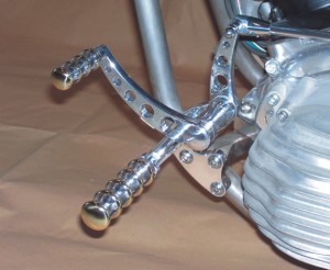 Vintage Custom Forward Controls with Round Holes – Custom Motorcycle ...