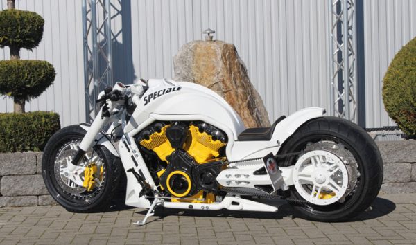 Single-Sided Swingarm Kit for V-Rods for Up to 300 Tires – Custom ...