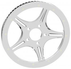Five Spoke Pulley for V-Rod – Custom Motorcycle Parts, Bobber Parts ...