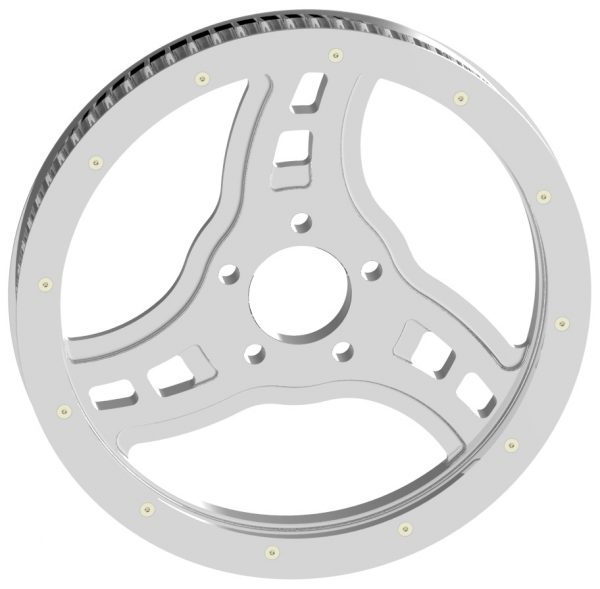 Three Spoke Cut Pulleys for V-Rod – Custom Motorcycle Parts, Bobber ...