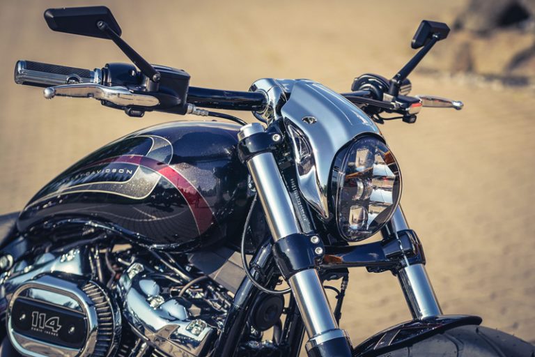 Chrome Headlight Fairing for 2018-up Harley Breakout’s – Custom ...