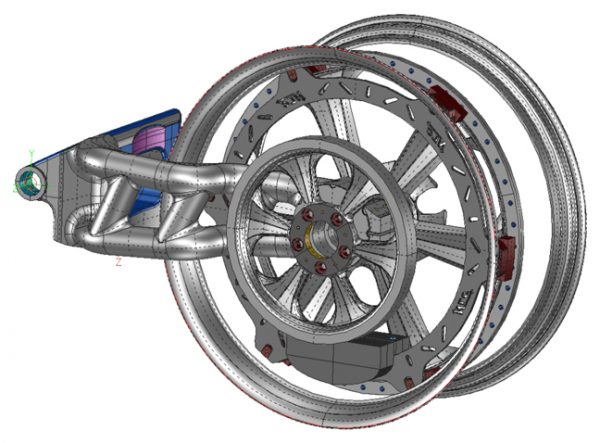 Billet Aluminum Single-Sided Swingarm Kit for 2008-17 Softail Models ...