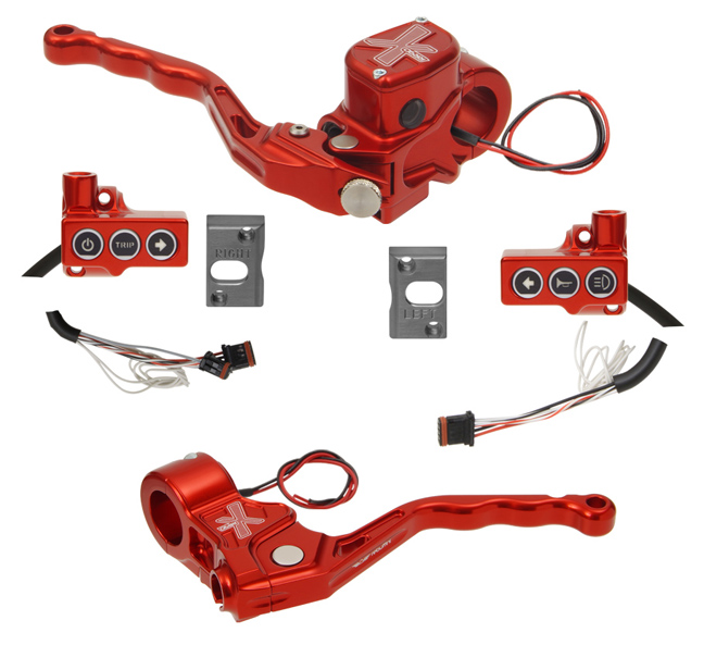 RR90X High Performance Radial Hand Controls for Harley’s – Custom ...