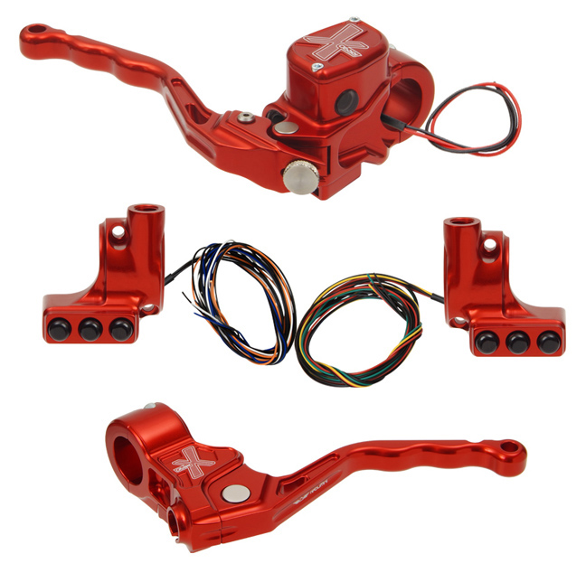 RR90X High Performance Radial Hand Controls for Harley’s – Custom ...