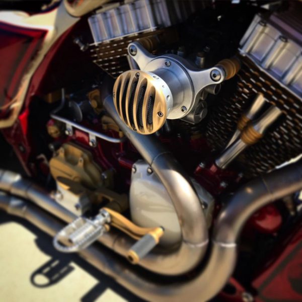 Grill Brass Velocity Stack – Custom Motorcycle Parts, Bobber Parts ...