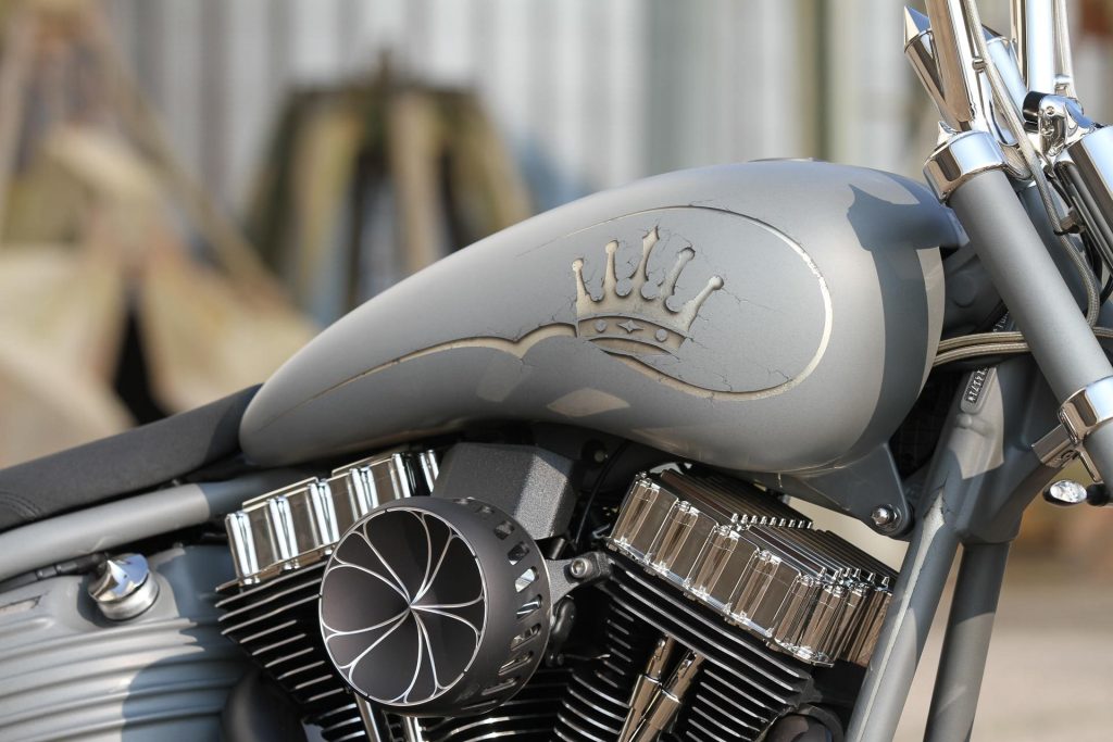 Silver Harley Rocker – Custom Motorcycle Parts, Bobber Parts, Chopper ...