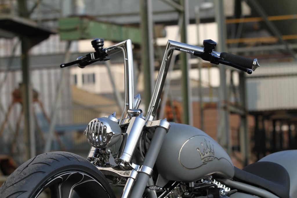 Silver Harley Rocker – Custom Motorcycle Parts, Bobber Parts, Chopper ...