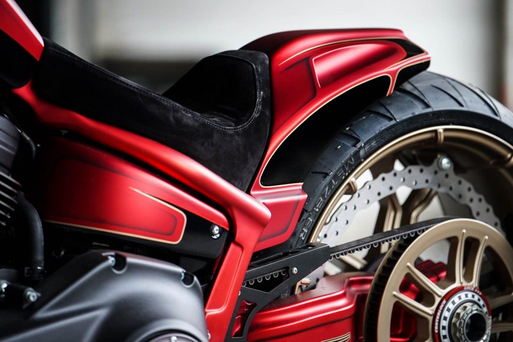 Red M8 Breakout – Custom Motorcycle Parts, Bobber Parts, Chopper ...