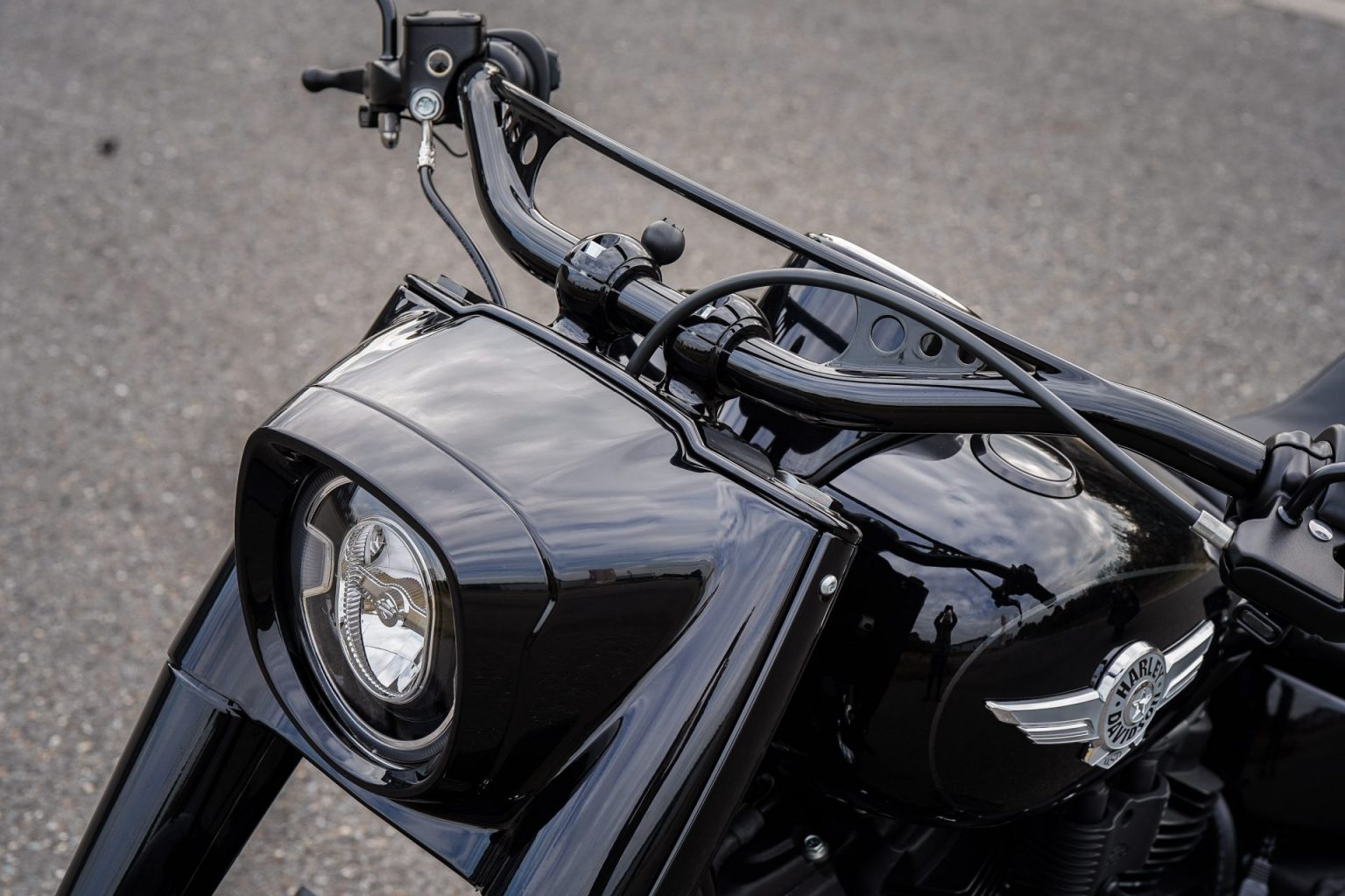 The Boss M8 FLFB Fat Boy – Custom Motorcycle Parts, Bobber Parts ...