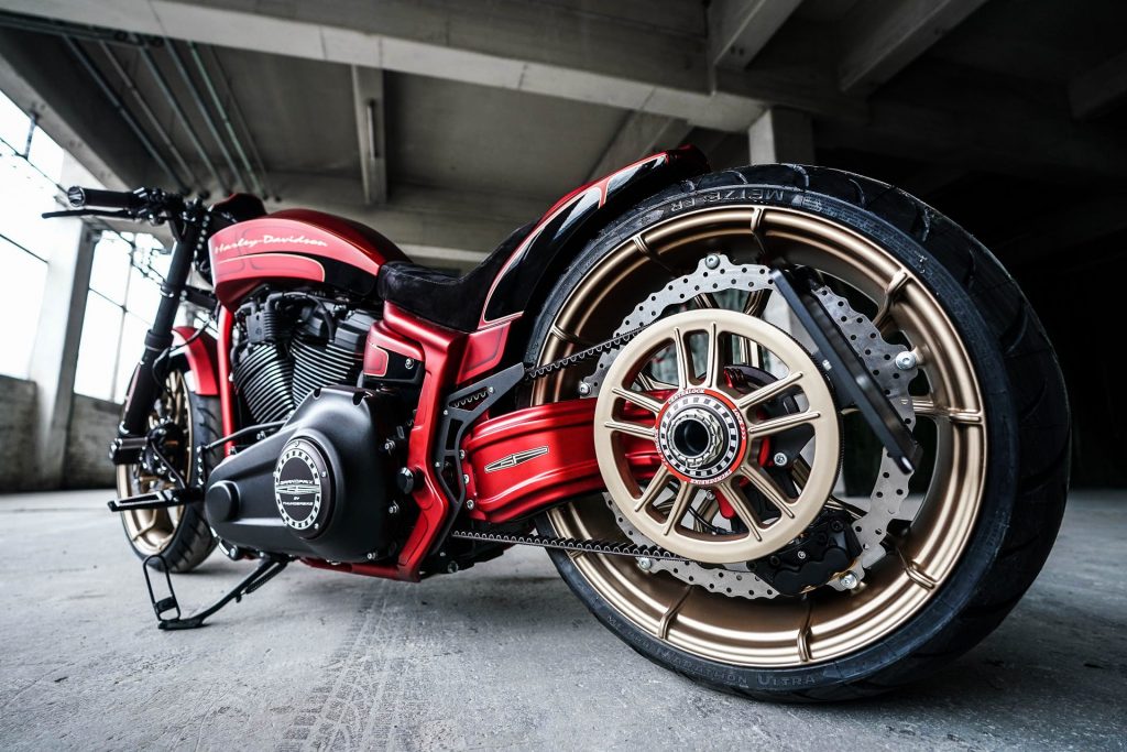 Red M8 Breakout – Custom Motorcycle Parts, Bobber Parts, Chopper ...